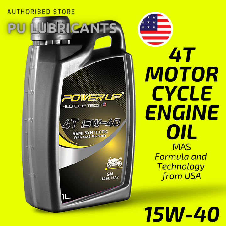 High Performance 4T motorcycle Engine oil 15W-40 with MAS Formula | Lazada