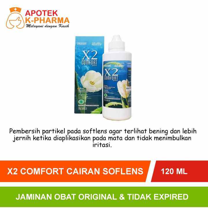 X2 Comfort Cairan Softlens Isi 120ml Original | Lazada Indonesia