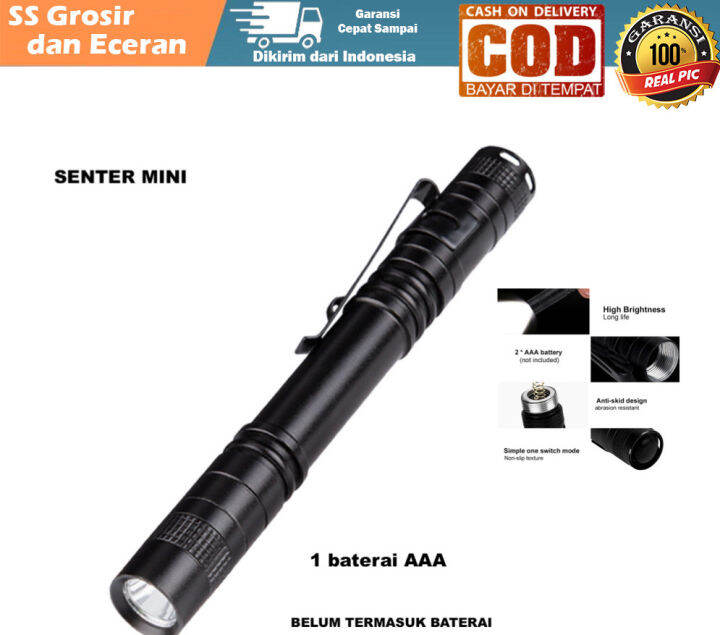 PenLight Senter mini pen super terang led senter kecil portable ...