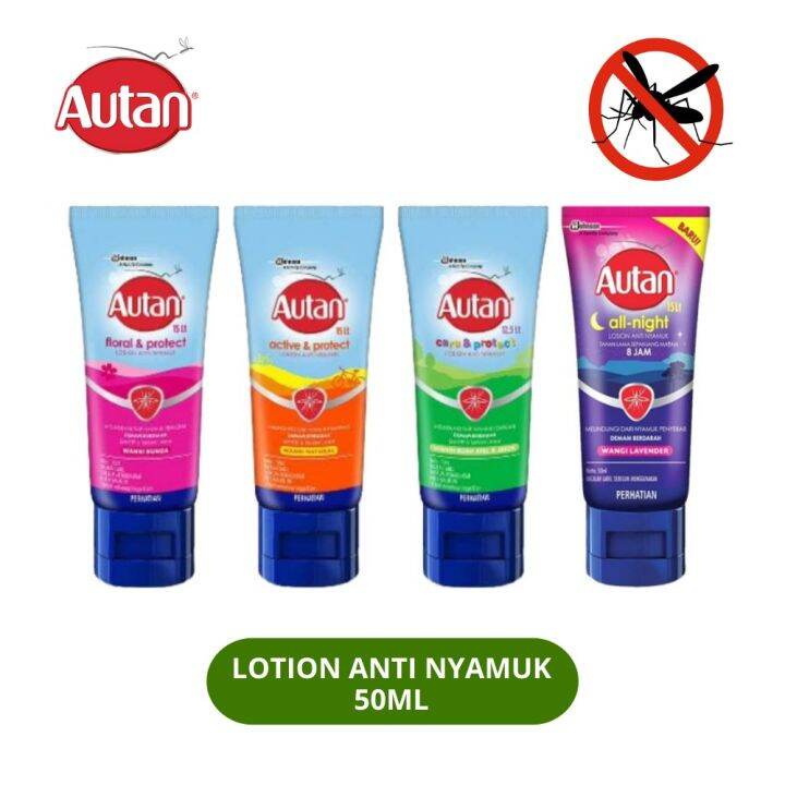 AUTAN LOSYEN ANTI NYAMUK 50ML MOSQUITO REPELLENT LOTION | Lazada