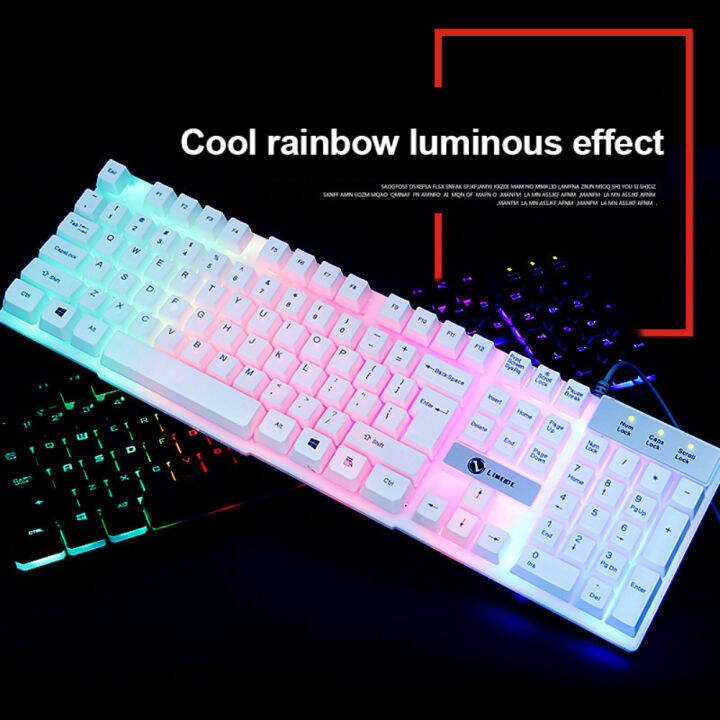 keyboard computer colorful backlit keyboard Stiven | Lazada PH