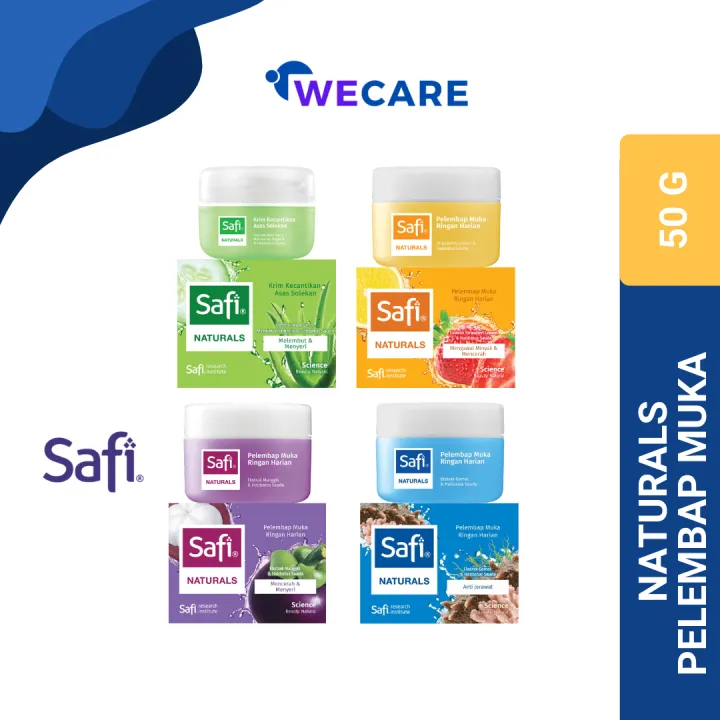 Safi Naturals Face Moisturizer / Pelembap Muka (50g) - 4 Variants | We ...
