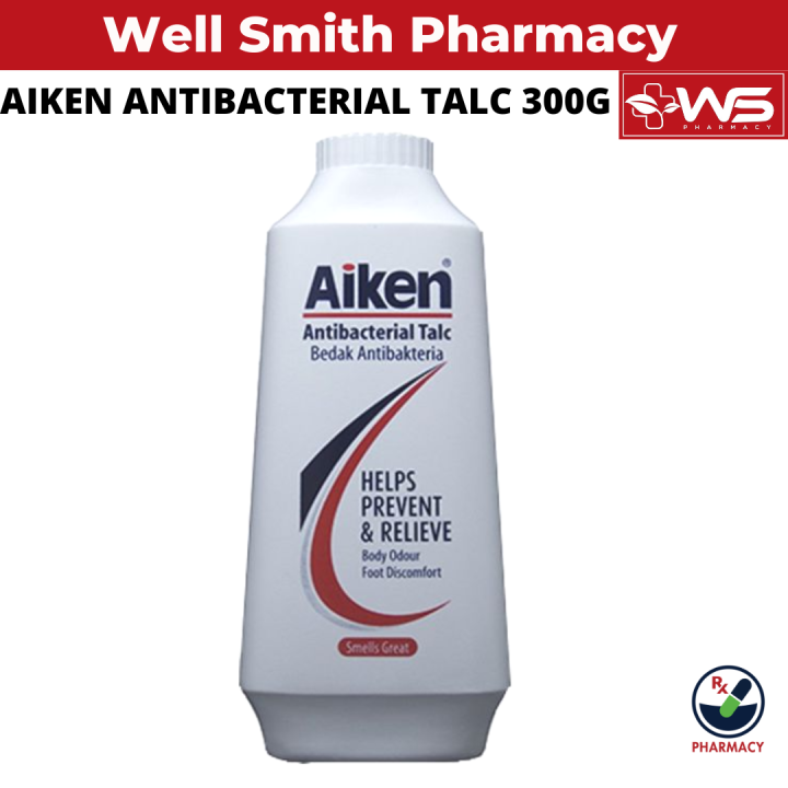 AIKEN ANTIBACTERIAL TALCUM POWDER (300G) | Lazada