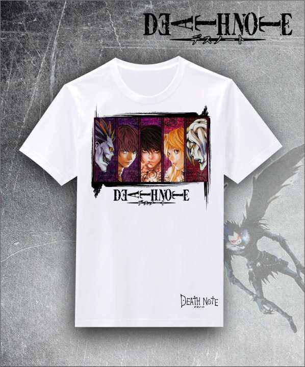 death note, ryuk, L, K, anime shirt, death note shirt | Lazada PH