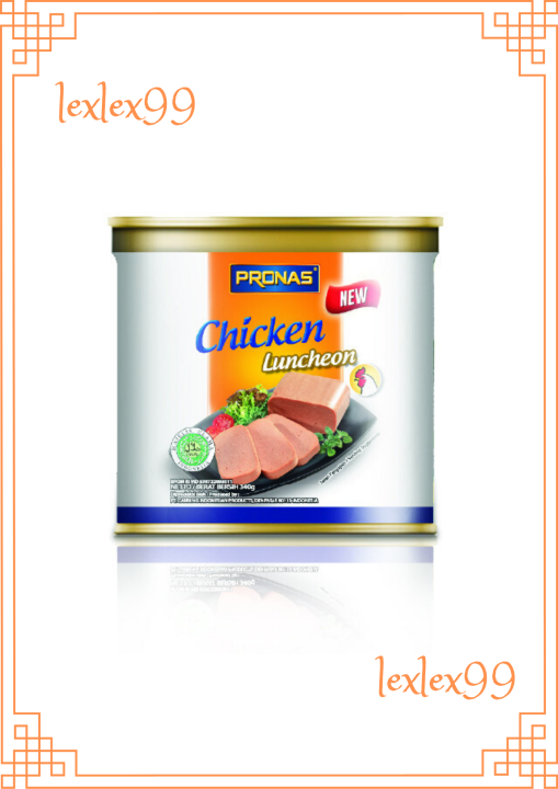 Pronas Chicken Luncheon / Ham Ayam / Daging Ayam Kaleng 198gr | Lazada ...