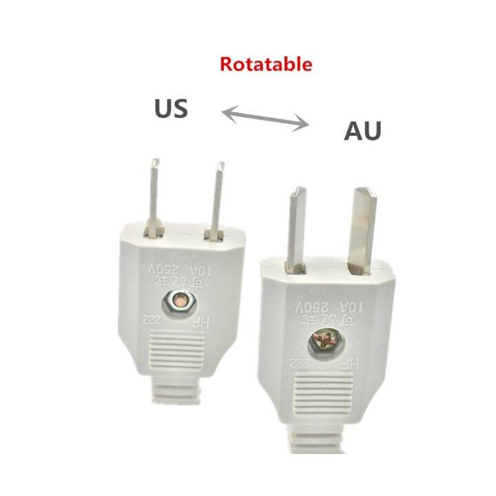 US American 2 Pin AC Electrical Power Male Plug Female Socket Outlet ...
