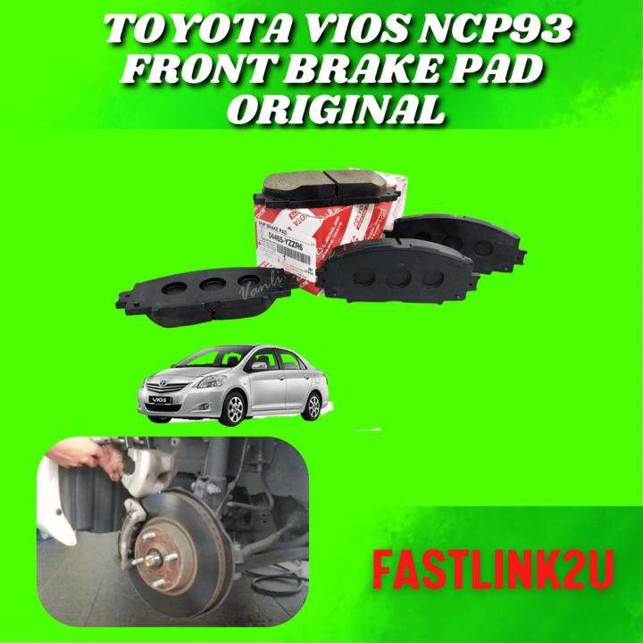 Toyota Vios Ncp93 Front Brake Pad | Lazada
