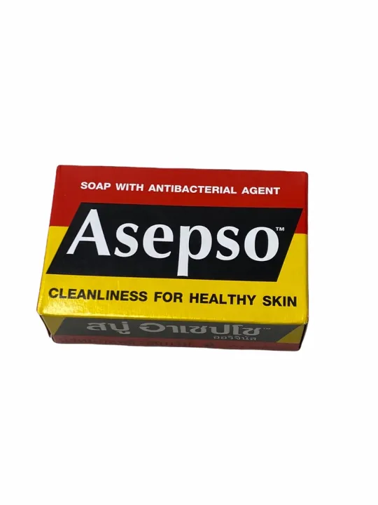 ASEPSO SOAP ORIGINAL 肥皂, สบู่ อาเซปโซ 80g สูตร ดั้งเดิม 1 ก้อน/บรรจุ ...
