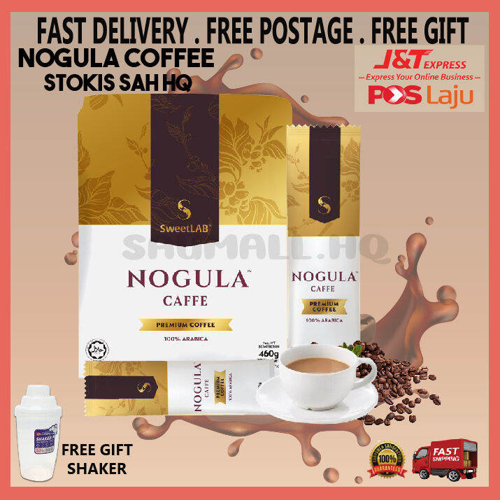 NOGULA COFFEE SweetLAB 100% Arabica 3 in 1 Instant Coffee Kopi (23g x ...