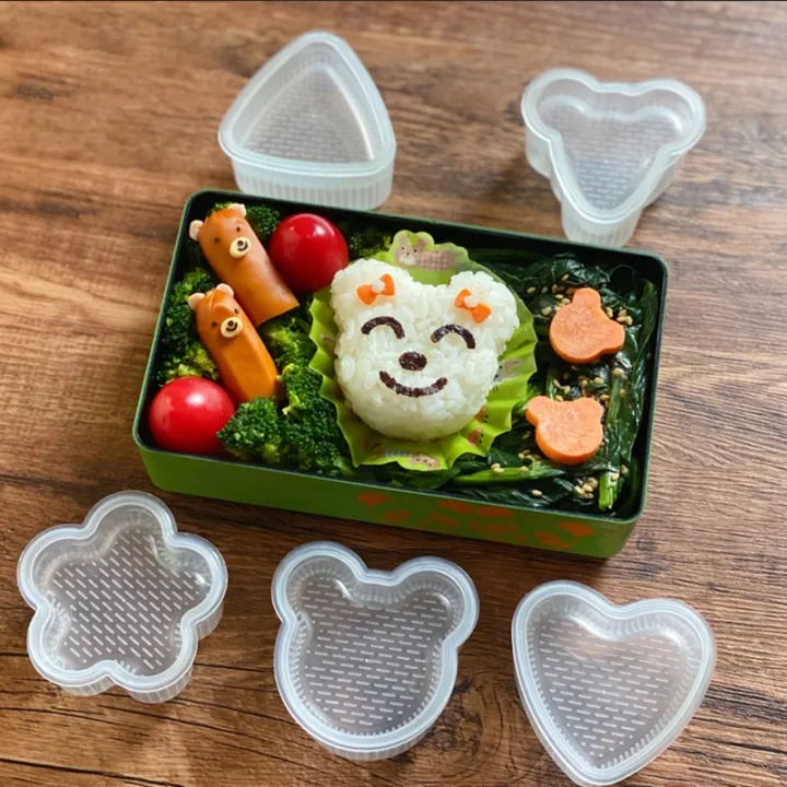 Various Shapes of Rice Ball Mold Silicone Rice Ball Diy Mold | Lazada PH