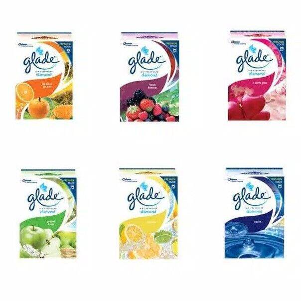 GLADE Diamond Car Perfume Refill 80 ml | Lazada Indonesia
