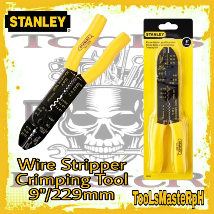 STANLEY Wire Stripper Crimping Tool 229mm/9" 84-223 | Lazada PH