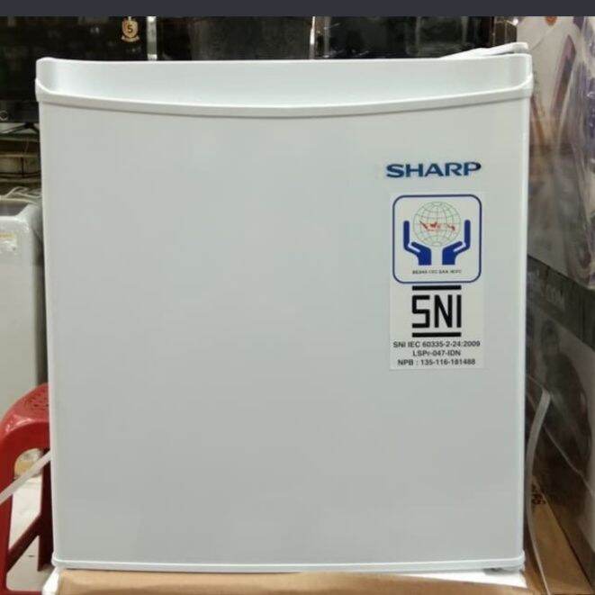 SHARP LEMARI ES SJ 50MB XW LEMARI ES 1 PINTU SHARP BE ORIGINAL | Lazada ...
