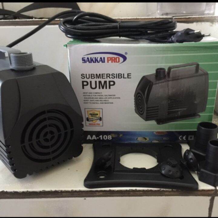 Sakkai Pro AA 108 Pompa Celup Summersible Akuarium dan Kolam | Lazada ...