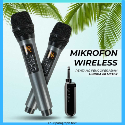 COD Rellent Mikrofon Karaoke Mic Wireless Portable KTV D300 / mikropon ...