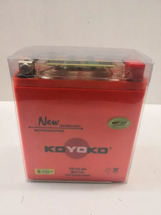 Koyoko Gel Baterry YB12A-BS | Lazada