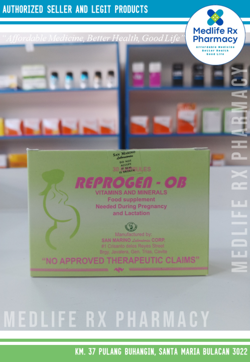 REPROGEN - OB FOOD SUPPLEMENT VITAMINS AND MINERALS for Lactation ...