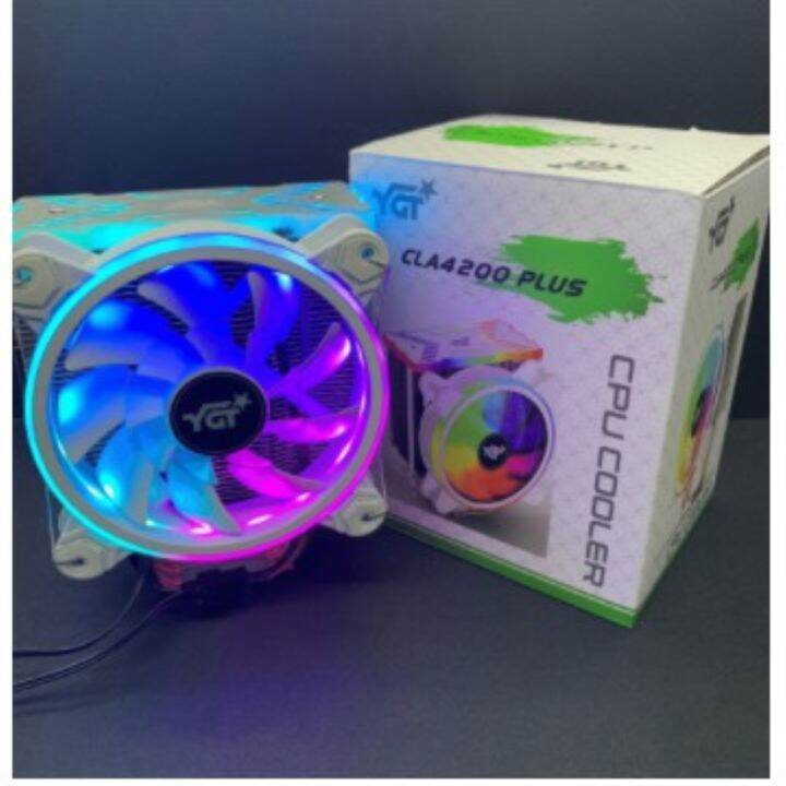 New 2023 YGT CLA4200 PLUS Intel AMD processor coole CPU Cooler RGB LED ...