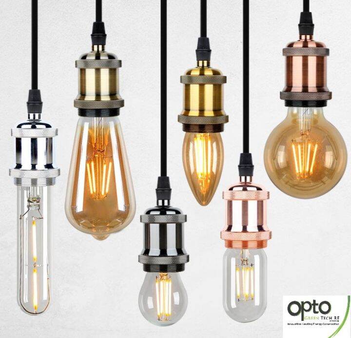 New design E27 Socket Edison bulb Pendant String/ Retro Ceiling Light ...