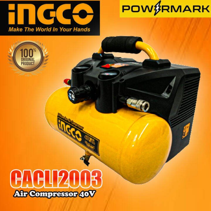 INGCO CACLI2003 Air Compressor 40V [POWERMARK | ICT] | Lazada PH