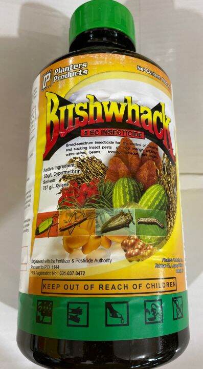 BUSHWHACK 5 EC INSECTICIDE (1000ml / 500mL / 250mL / 100mL) BY PLANTERS ...