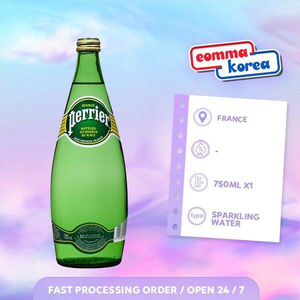 PERRIER Original Sparkling Mineral Water 750ml | Lazada Indonesia