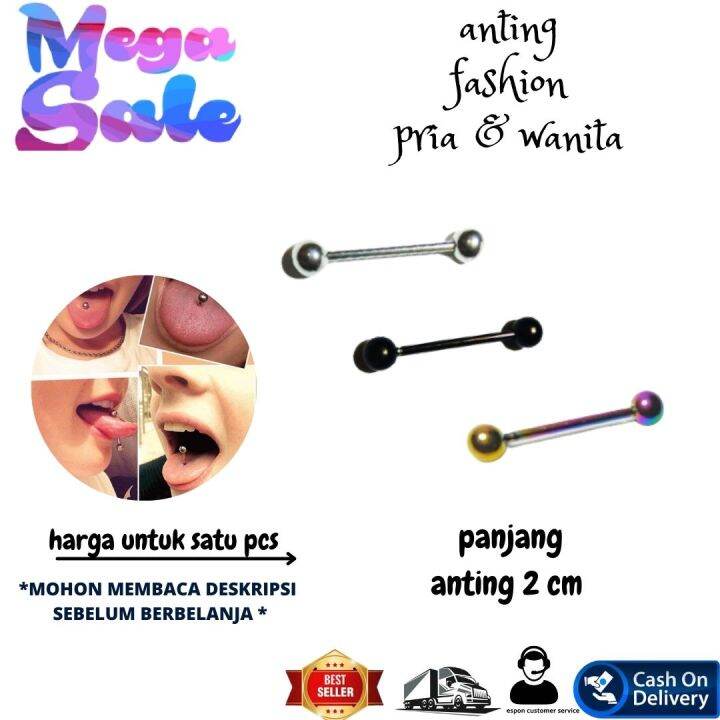 ANTING TINDIK PRIA,ANTING TINDIK WANITA,ANTING TINDIK BARBEL,ANTING ...