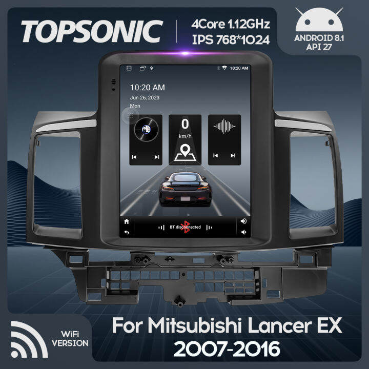 TopSonic Android 9.7inch IPS Full Touch Vertical Screen Car Raido Audio ...