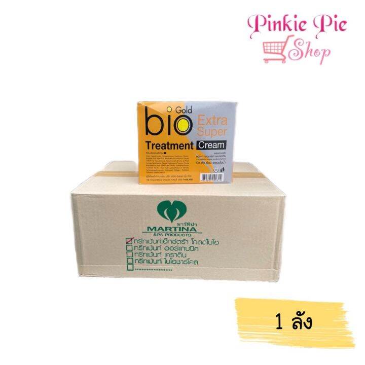 ยกลัง6 กล่อง Bio Gold Extra Super Treatment Cream ครีมบำรุงเส้นผมโกลด ...