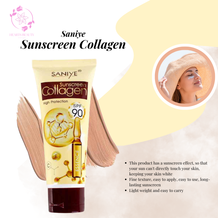 SANIYE Beauty Skin Care Facial Sunscreen Cream SPF 90+ Sunblock Lotion 65ml | Lazada PH