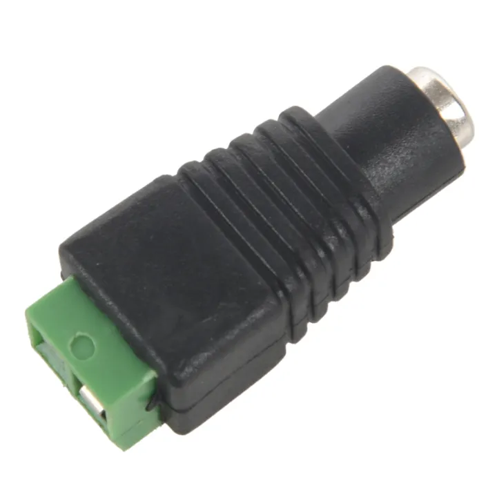 5.5 x 2.1mm DC Power Female Jack Connector Plug for CCTV Camera DVR ...