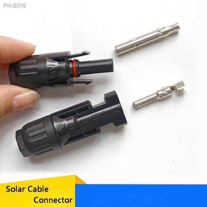 ♈ 1 Pair 30A 1000V Solar Panels Connector Solar Plug Cable Connectors ...