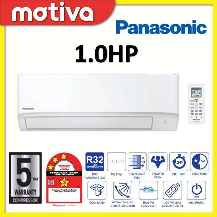 Panasonic 1.0hp Non Inverter Aircond CS-PN9WKH & CU-PN9WKH Panasonic ...