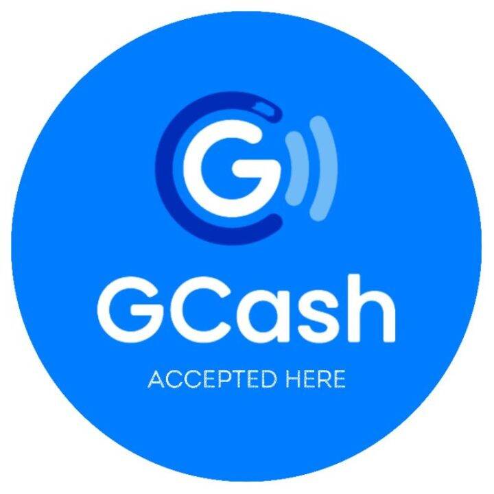 Gcash Accepted Here Signage Vinyl Sticker (laminated with matte photo ...