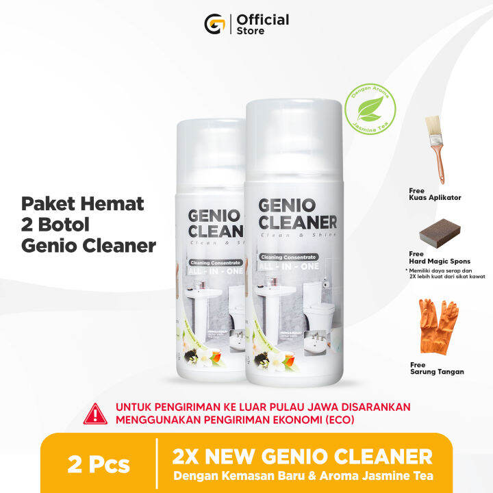 PAKET BUNDLING 2X Genio Cleaner - Pembersih Kerak Lantai, Besi ...