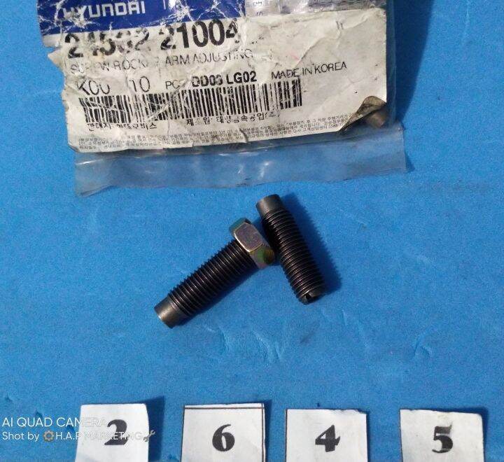 ROCKER ARM ADJUSTING BOLT(SCREW ONLY) FOR HYUNDAI GRACE / H100 MODEL ...