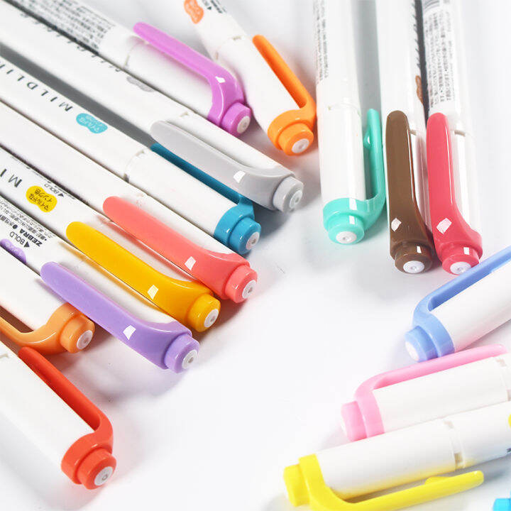 Japan ZEBRA Zebra Highlighter Light Dark WKT7 Primary School Marker ...