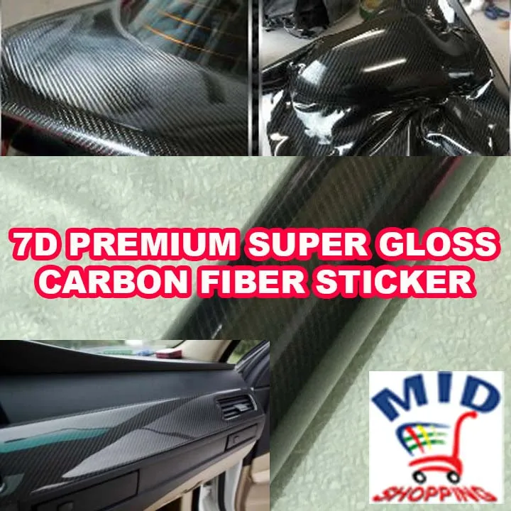 7D Premium Super Gloss Carbon Fiber Sticker | Lazada PH