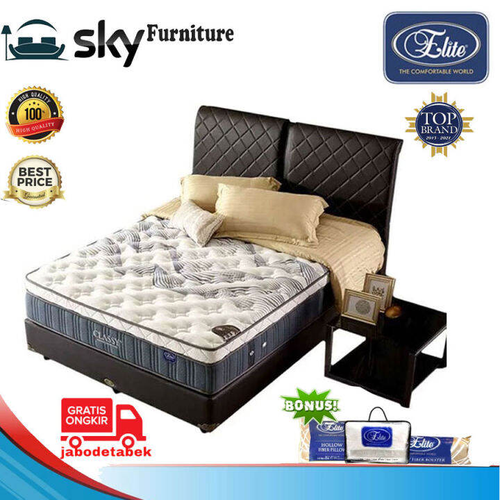FULL SET Kasur ELITE Springbed Classy New Edition | Lazada Indonesia