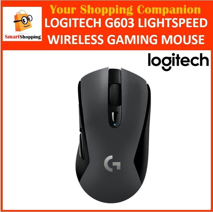 Logitech G603 Lightspeed Wireless Gaming Mouse Hero Sensor 12,000 Max DPI Multiple Devices 6 ...