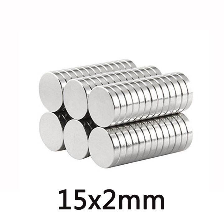 20/30/50pcs 15x2 mm Super Strong Magnets 15mmx2mm Permanent Small Round ...