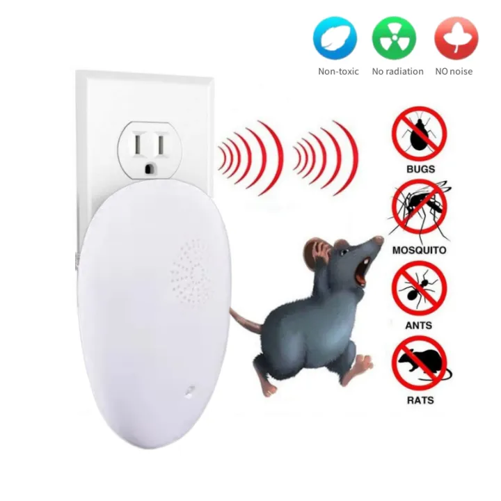 Pest Control Ultrasound Mouse Cockroach Repeller Device Insect Rats ...