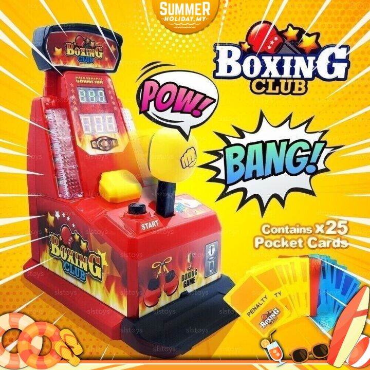 Boxing Club Flick Finger Punch Arcade Board Game Fun Family Friends ...