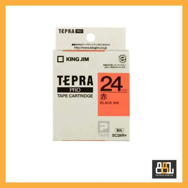 KING JIM Tepra Pro Tape Cartridge 24mm - Pro for your labelling work | Lazada Singapore