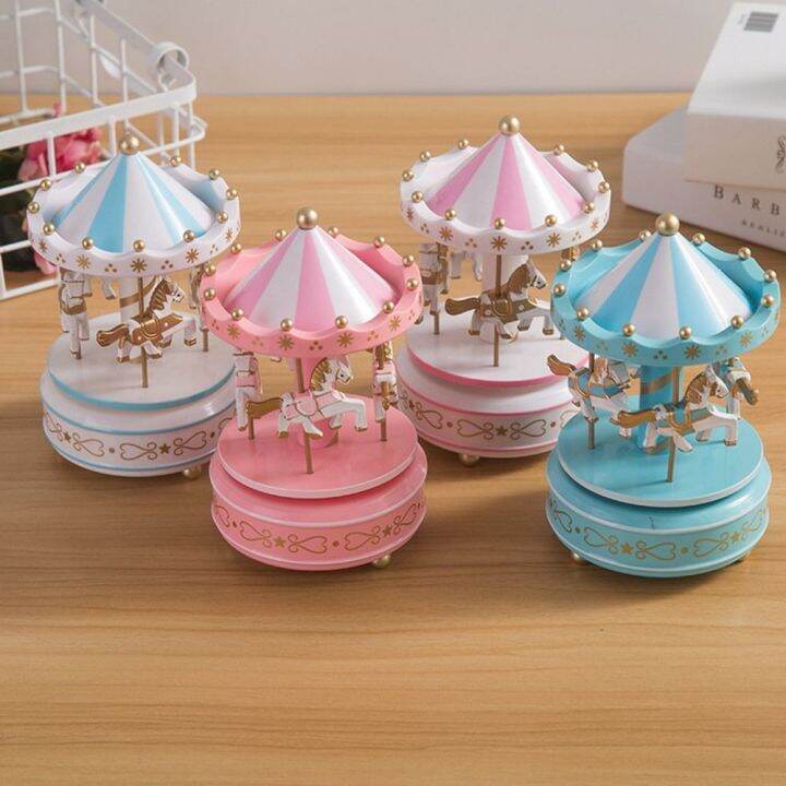 FDYRU Exquisite Design Carousel Music Box Easy Use Carousel Carousel ...