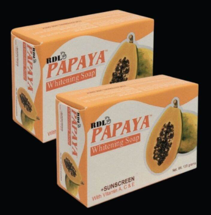 RDL PAPAYA WHITENING SOAP ( SABUN BETIK ) | Lazada
