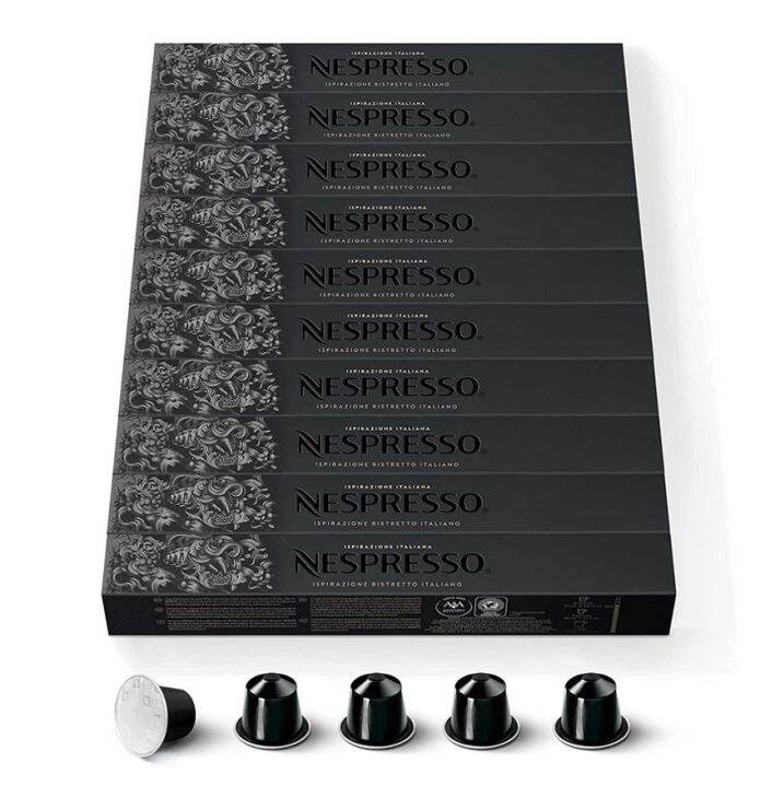 Nespresso Ristretto Italiano Ground Coffee Capsule เนสเพรสโซ ริสเทรสโต ...