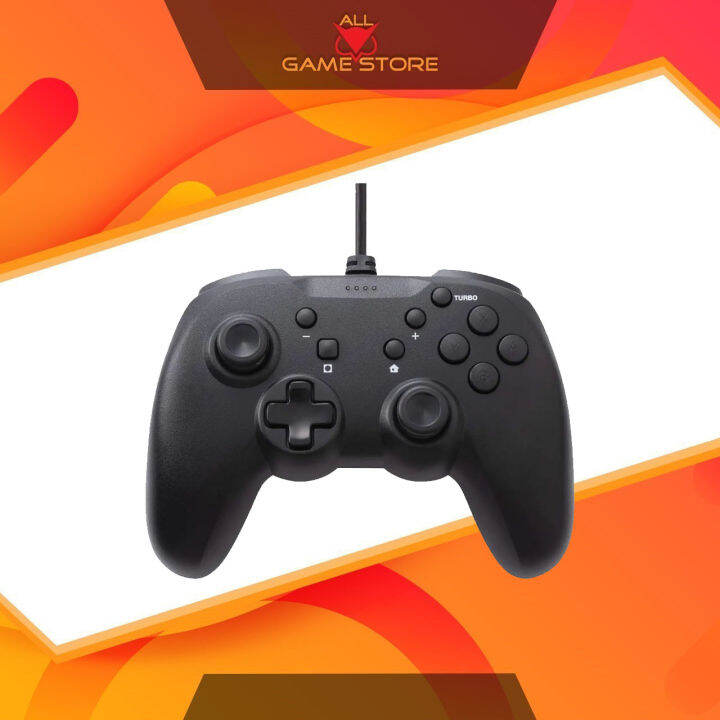 Cyber Gadget Nintendo Switch Gyro Controller Light Wired Type (Black ...