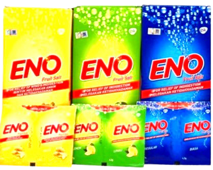 ENO Fruit Salt Ginger Twin Pack 4.3G x 48'packs (Original / Lemon ...