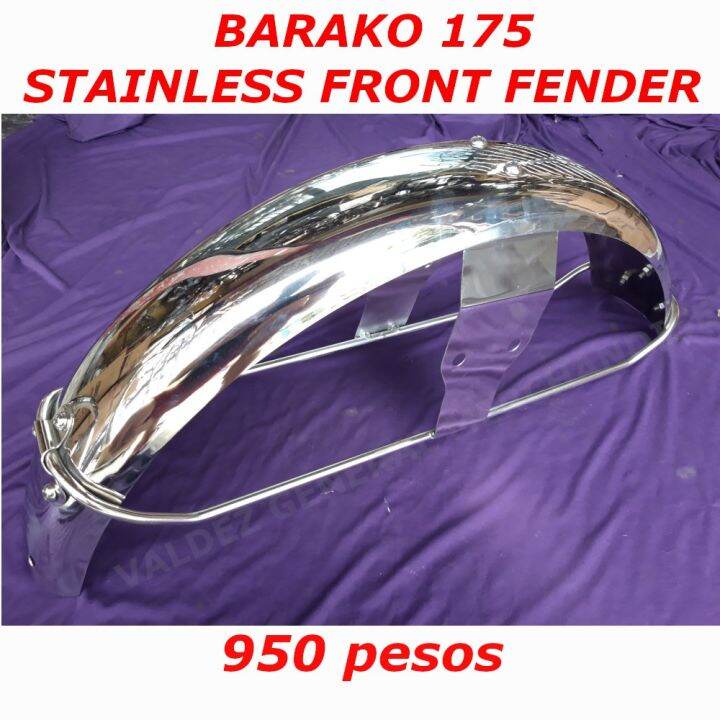 Barako 175 Front Fender, Tapalodo Harap Stainless Barako 1 2 3 | Lazada PH